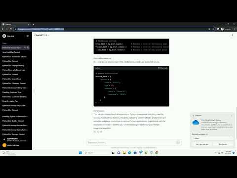python dictionary example