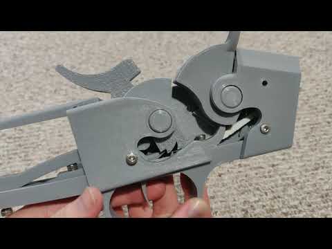 3D Printed Remington Rolling Block Rifle Model - Fully Functional ...