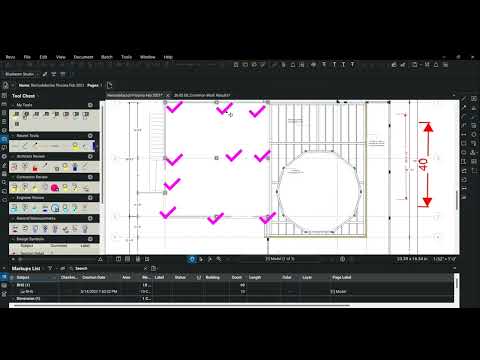 Creating markups in your documents using Bluebeam