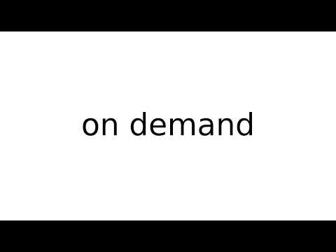 on demand #idiom #idioms #english #meaning #meanings #definition #definitions