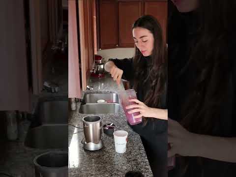 Make a Cherry Daily Harvest Smoothie with Me #shorts