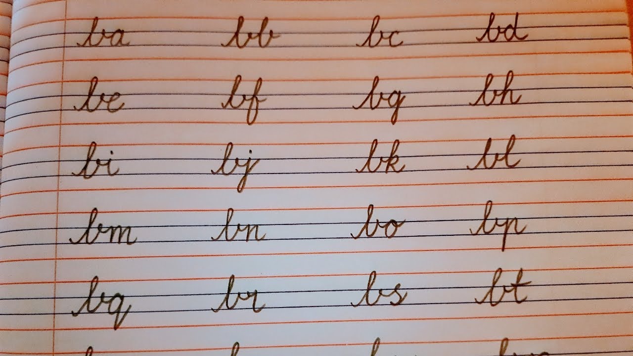 How to Connect Cursive b | Cursive Writing | Handwriting Practice
