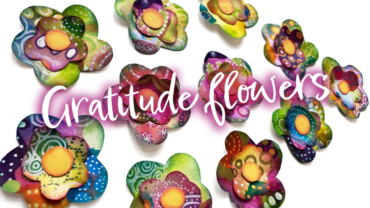 DIY Gratitude flowers 🌸🌼