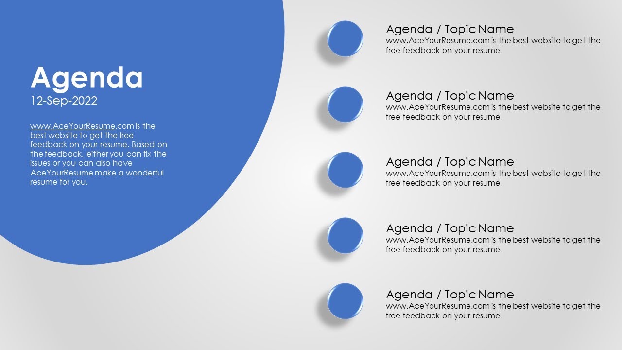 Best Agenda Template 7 | Animated PowerPoint Slide Design Tutorial for Busy Professionals