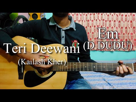 Teri Deewani | Kailash Kher | Easy Guitar Chords Lesson+Cover, Strumming Pattern, Progressions...
