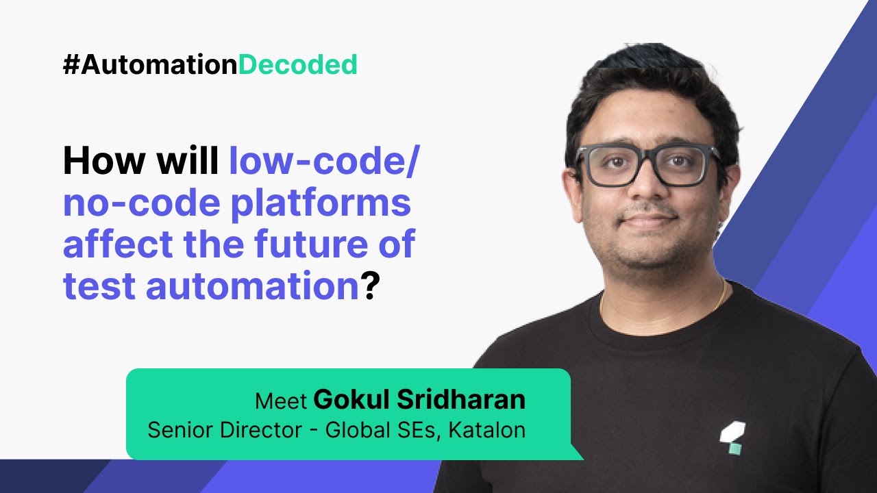 How will low-code/no-code platforms affect the future of test automation?