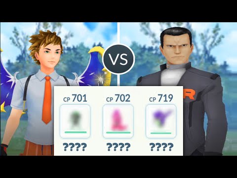 Defeating the Boss Giovanni with 700 CP Pokemon…