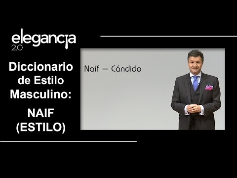 NAIF (ESTILO): Diccionario de Estilo Masculino - Bere Casillas (Elegancia 2.0)