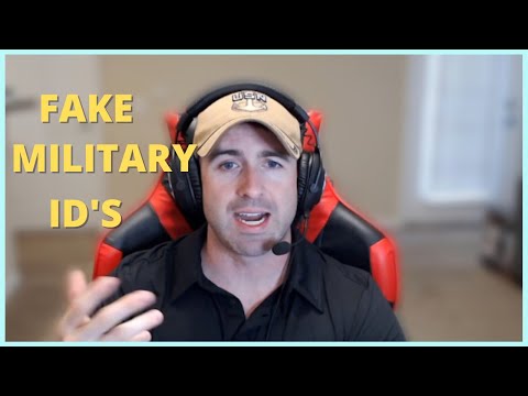 HOW TO IDENTIFY MILITARY FAKE ID's