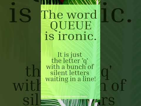 The word queue is ironic... #viralvideo #memes #queues