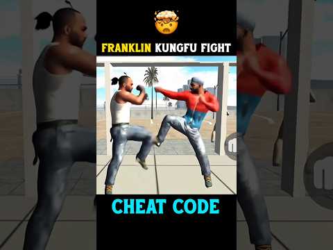Franklin Kungfu Fight 🤯 In Indian Bike Driving 3d 💥☠️ #gaming #shorts #ibd3d #gta