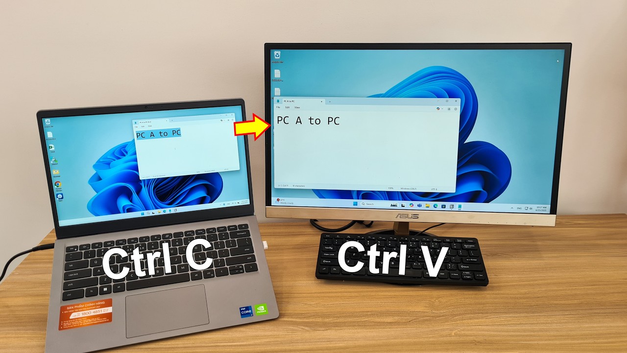 Share Text Between Computers on Your Network