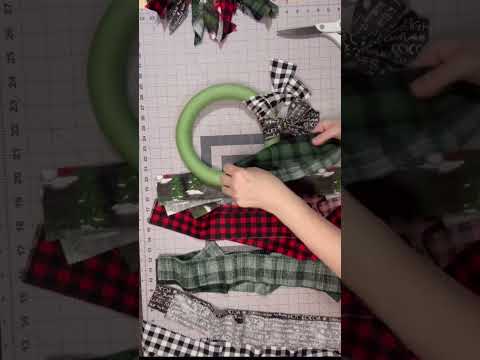 How to Make a Rag Wreath. The full tutorial is on my YouTube channel.