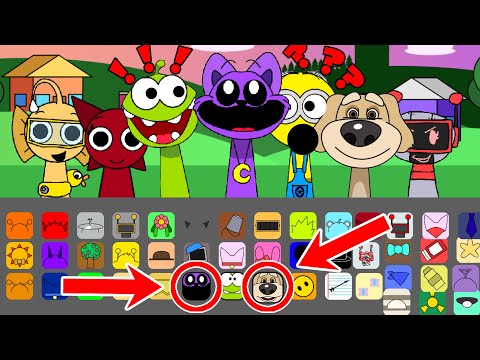 Incredibox Sprunki OC Talking Ben, Om Nom, CatNap, Minion, New Сute Update mod