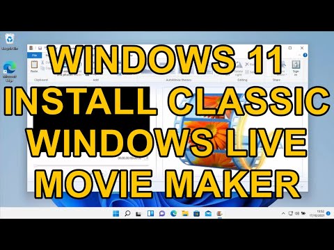 How to Install Windows Movie Maker Classic on Windows 11- SEE DESCRIPTION FOR NEW DOWNLOAD LINK!
