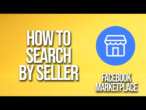 How To Search By Seller Facebook Marketplace Tutorial