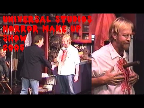 Universal Studios Florida Horror Make Up Show Orlando From 2005 Full Show Retro Vintage Footage
