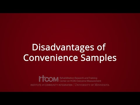 Disadvantages of Convenience Samples