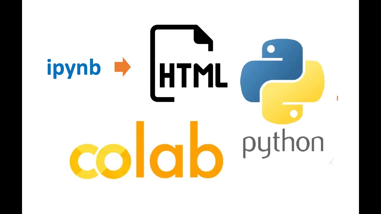 Convert ipynb to html in Google Colab | Python Data Analysis