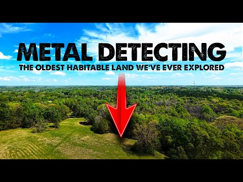 Metal Detecting the Oldest Habitable Land We’ve Ever Explored! #history #treasure
