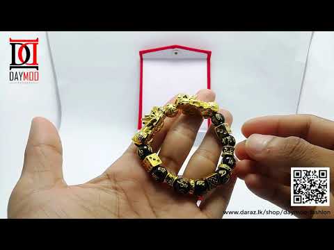 10mm Feng Shui Good Luck Stone Beaded Bracelet For Men Pixiu Guardian Bracelet With Gift Box