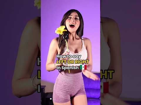 Say 'Left or Right' In Spanish! 🇲🇽 #shorts #spanish #learnspanish #usa