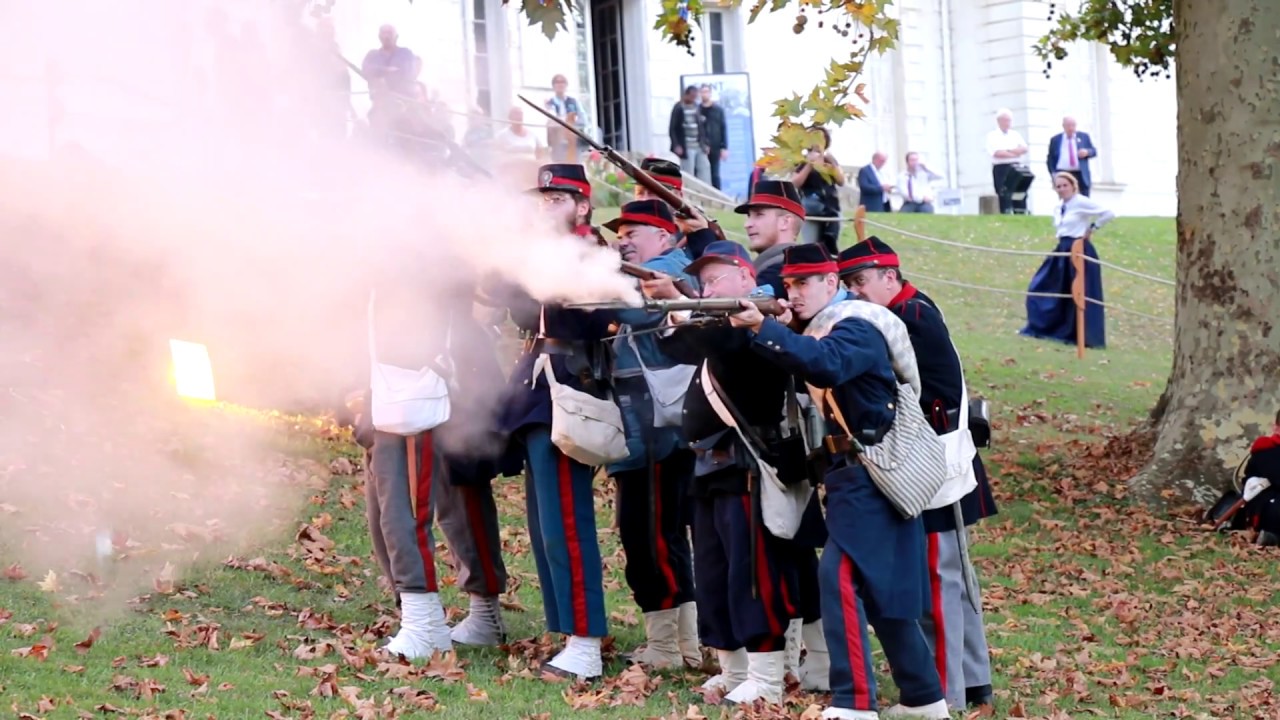 Les soldats Français de 1870 -  Poissy en Uniforme 2018