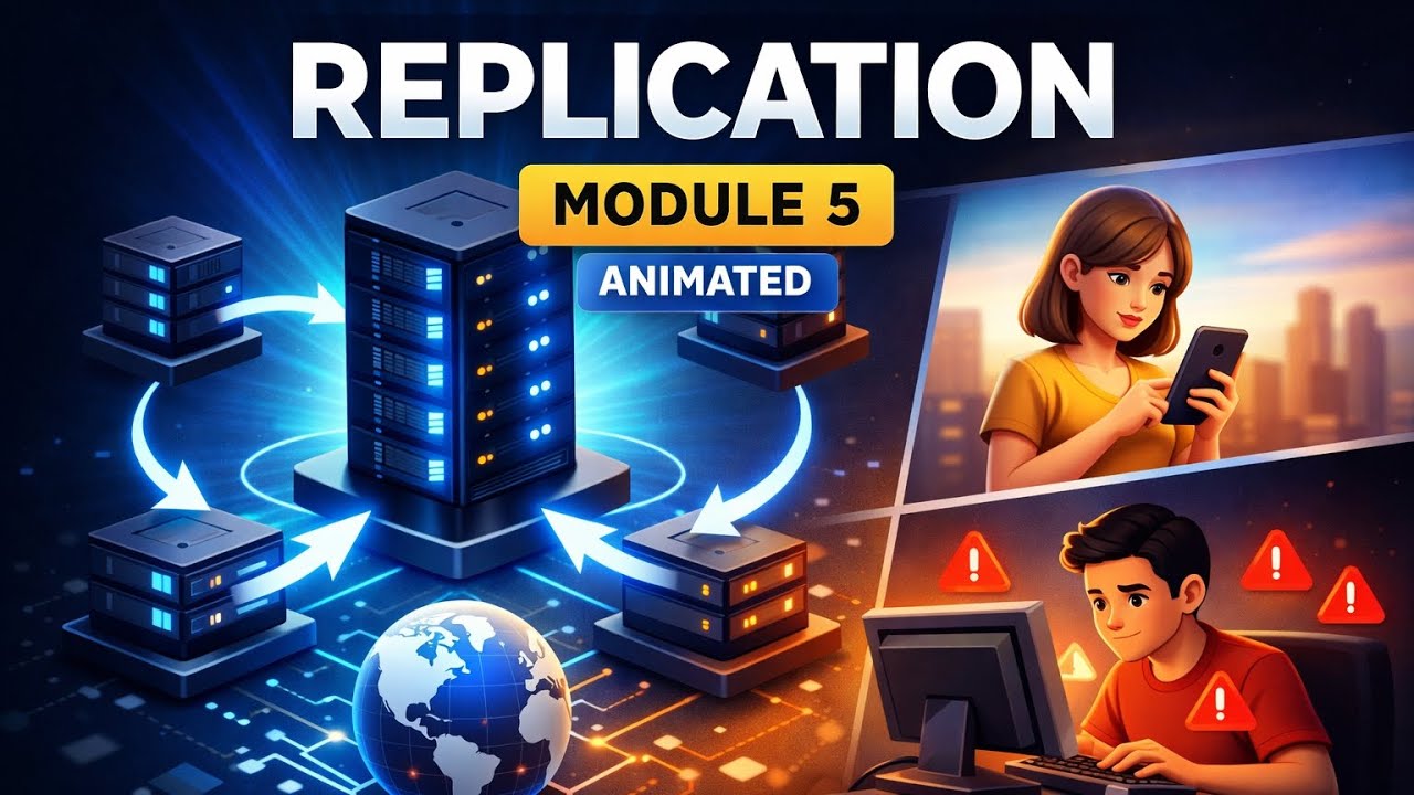 Replication Explained Visually (Animated) | Distributed Systems Module 5