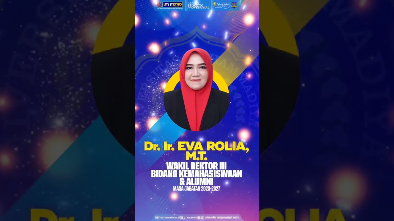 Pelantikan Wakil Rektor UM Metro 2023-2027