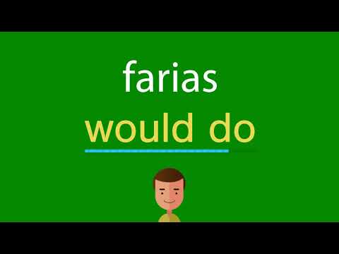 Como dizer farias em inglês