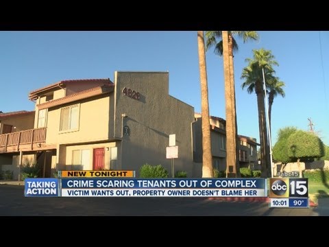 Crime scaring tenants out of Glendale complex