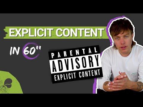 Explicit Content Explained in 60 seconds #shorts