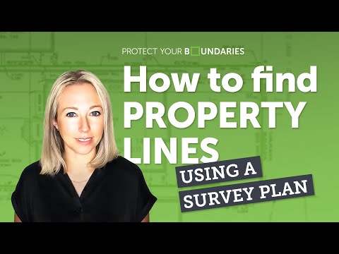 How to Find Property Lines Using a Survey Plan