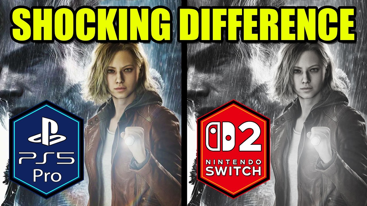 Resident Evil Requiem Nintendo Switch 2 vs PS5 Pro Comparison