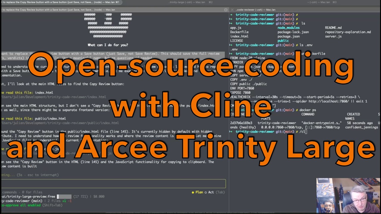 Open-source Coding with Cline and Arcee Trinity Large