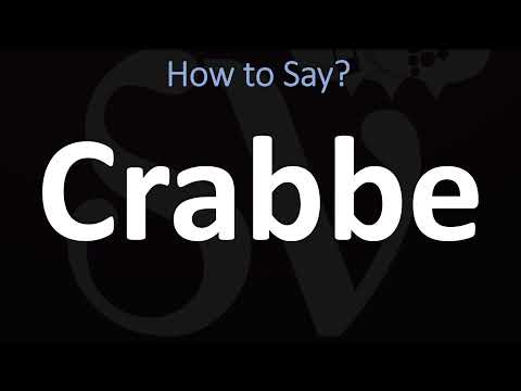 How to Pronounce Crabbe? (CORRECTLY)