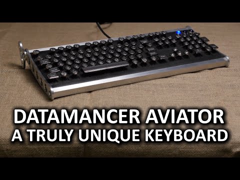 Datamancer Aviator Keyboard - A Truly Unique Typing Experience