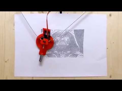 Vertical Plotter Gondola v3 (aka Polargraph) by rincey12 - Thingiverse