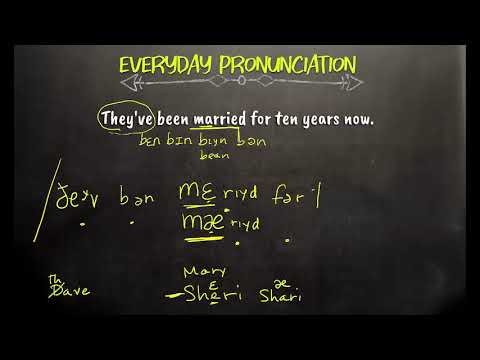 They've been married for ten years now. | How to Pronounce REAL American English