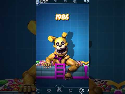 THE EVOLUTION OF SPRINGBONNIE & FREDBEAR🔥Sub If You Love FNAF #fnafedit #fnafar #shorts #fnaf #fyp