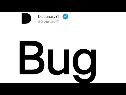 Bug Meaning in English