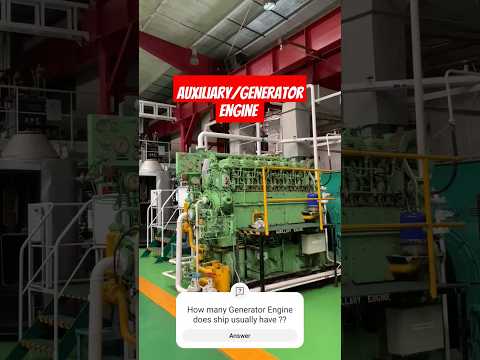 l Generator Engine l Merchant Navy l Auxiliary Engine l Watsila l Engine Room l #merchantnavy