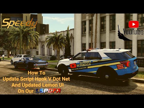 How To Update Script Hook V Dot Net And Updated Lemon UI On Our LSPDFR