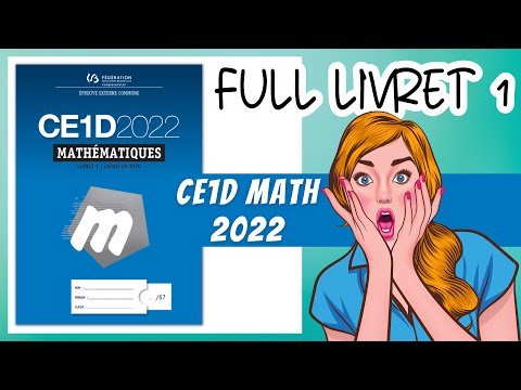 ✨ L’intégrale chapitrée 💡 #ce1d MATH 2022 LIVRET 1 ➡️ 24 QUESTIONS + LEURS SYNTHÈSES DE THÉORIE