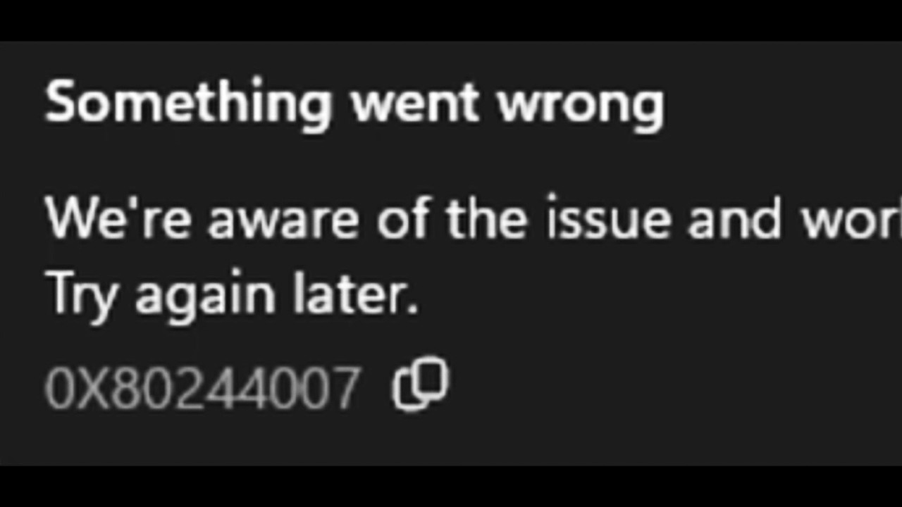 Fix Microsoft Store Error Code 0x80244007/Apps Not Installing On Microsoft Store Error 0x80244007 PC