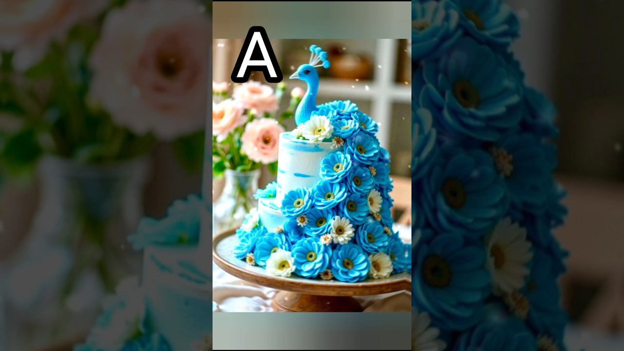 Cake | Flower Birthday Cake | cake design | #shorts #viral #ytshorts #name #cake #cakedecorating