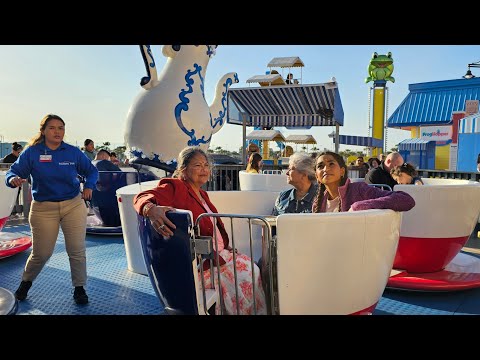 Texas Tea Cup Ride at Galveston Island Historic Pleasure Pier