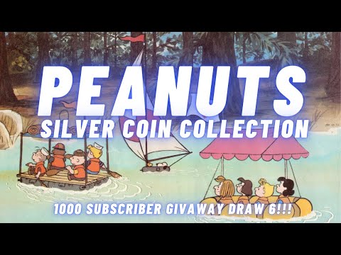 🥜Peanuts Silver Coin Collection!!! 1000 Subscriber GAW Draw 6!!!🎁