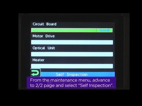 Performing Self Inspection (Help Video for TYPE-201eM4(no21))