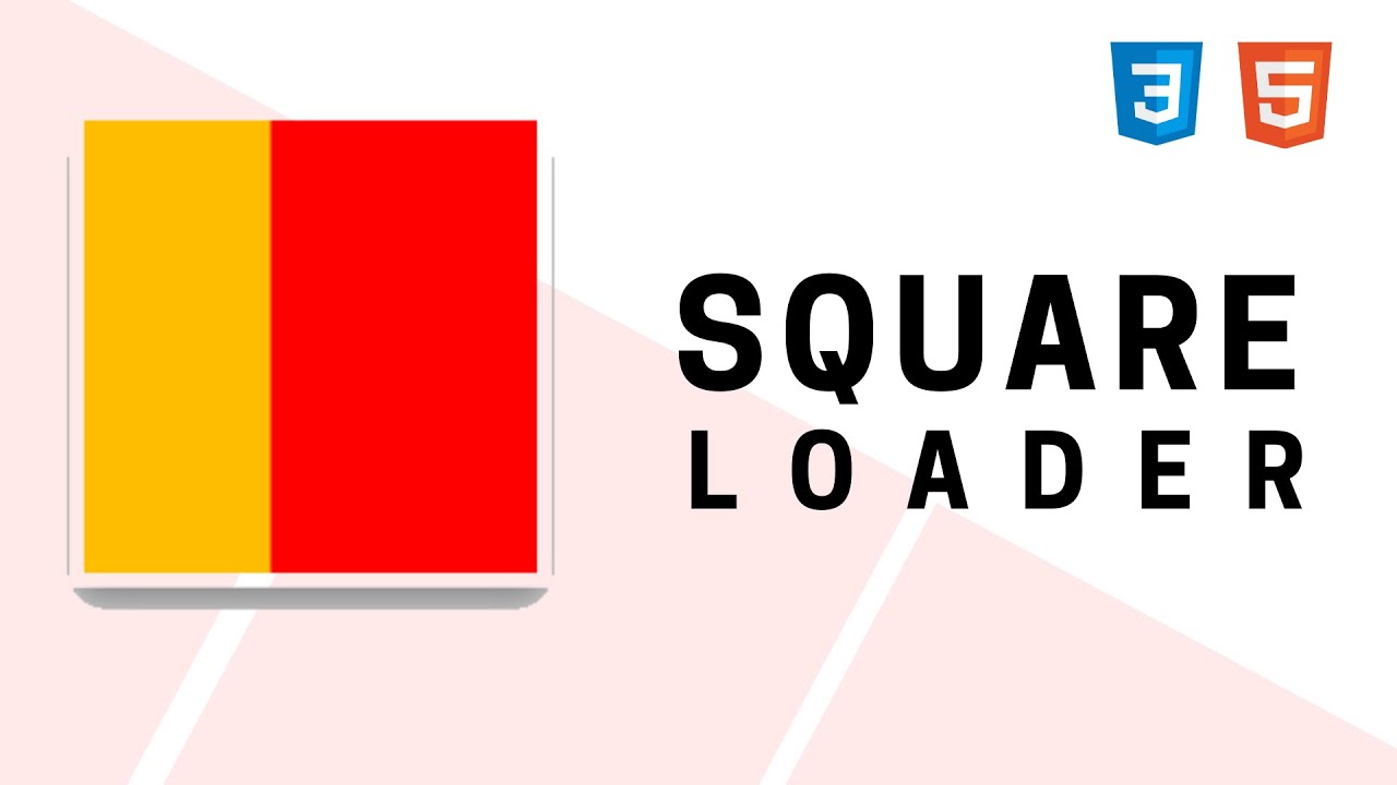 Awesome Square Loader Animation Using Only HTML & CSS - Pure CSS Tutorial - Code With Tanmay